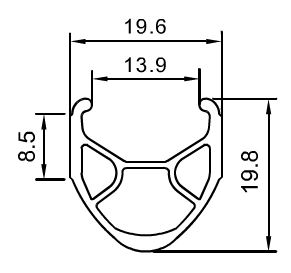 Obręcz ALEXRIMS R450 | CentrumRowerowe.pl