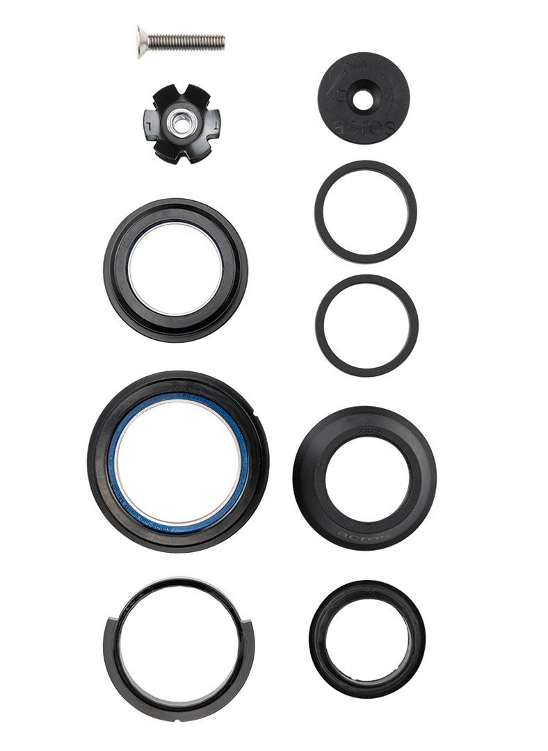 Stery półzintegrowane 1 1/8 - 1 1/2 tapered ACROS AZX-586 Block Lock ...
