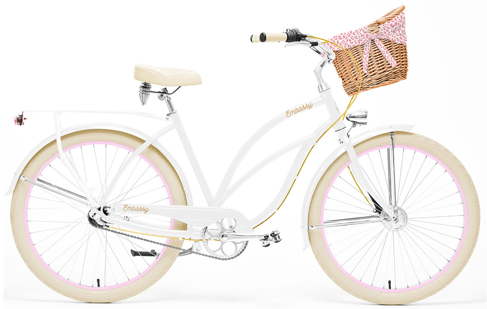 Rower miejski damski EMBASSY White Rose Deluxe 26 | CentrumRowerowe.pl