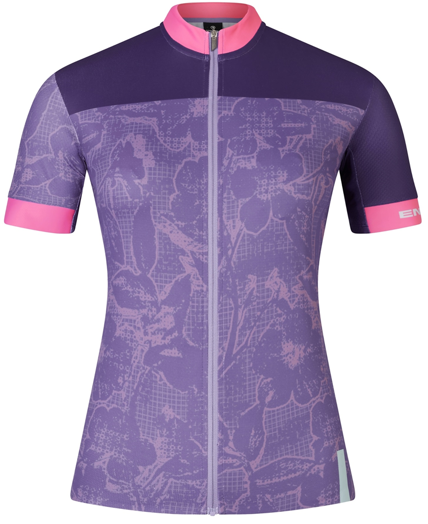 Koszulka kolarska damska ENDURA Floral Block FS260 Print ...