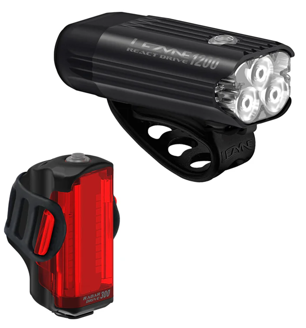 Zestaw lampek rowerowych LEZYNE Radar React System | CentrumRowerowe.pl