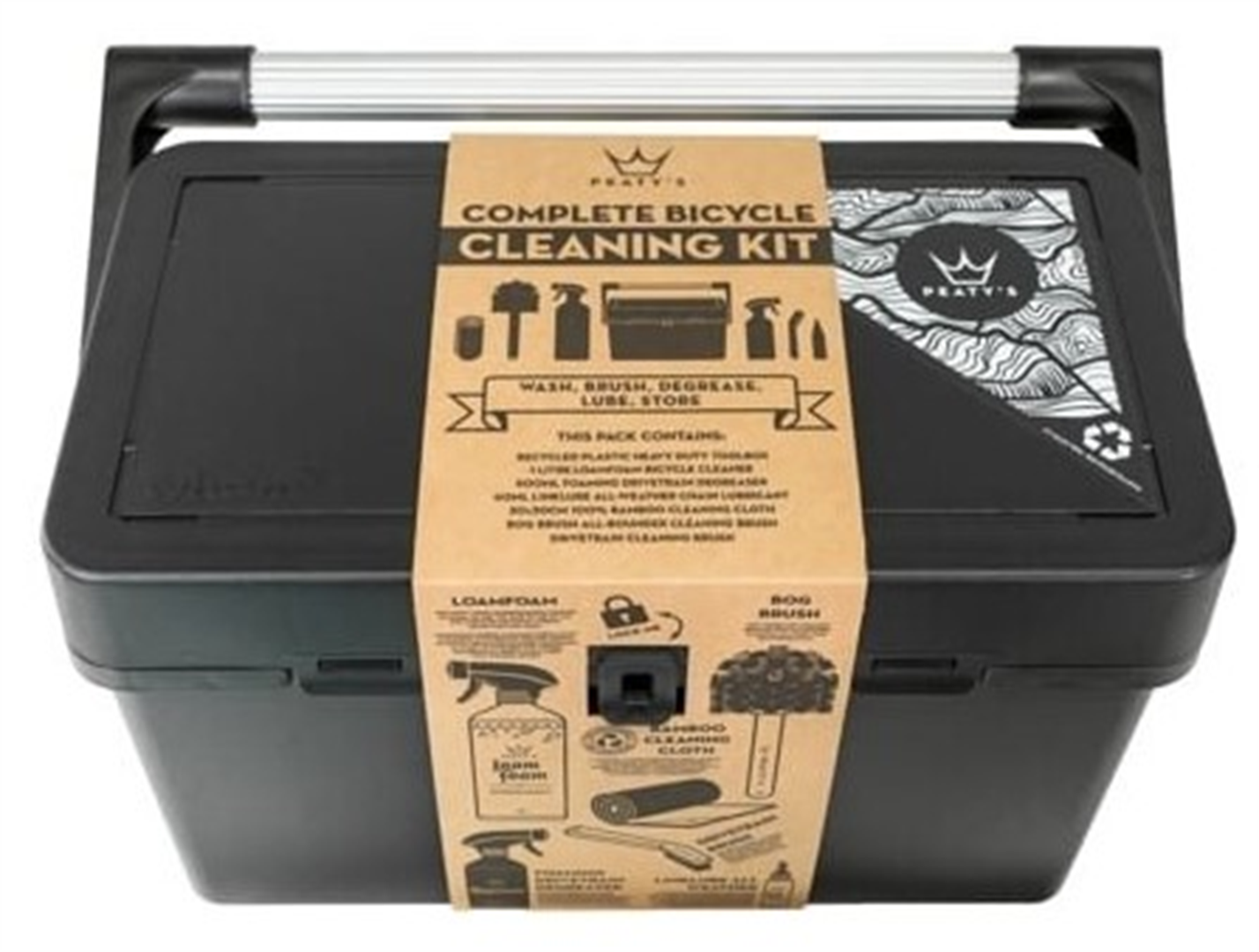 Zestaw do czyszczenia roweru PEATY'S Complete Bicycle Cleaning Kit Dry | CentrumRowerowe.pl