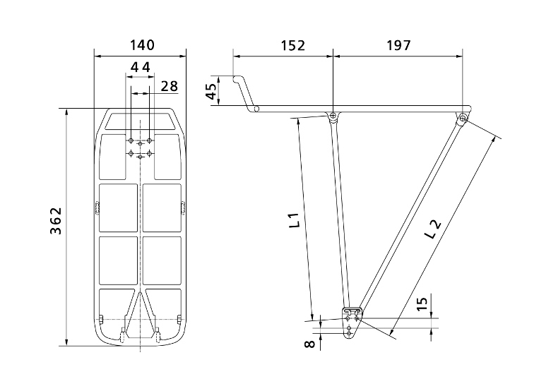 Bagażnik rowerowy tylny PLETSCHER Athlete | CentrumRowerowe.pl