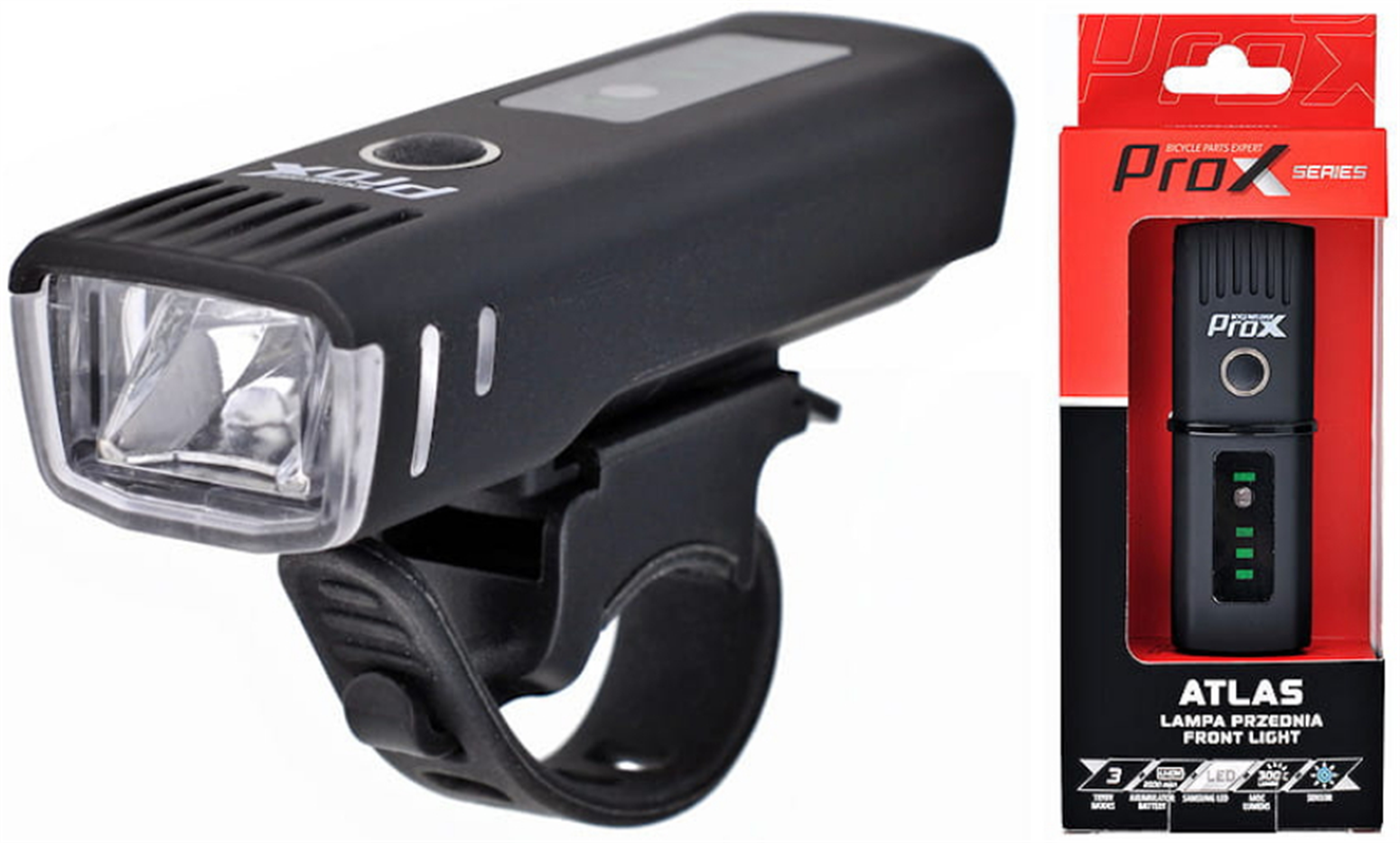 Lampka przednia PROX Atlas | CentrumRowerowe.pl