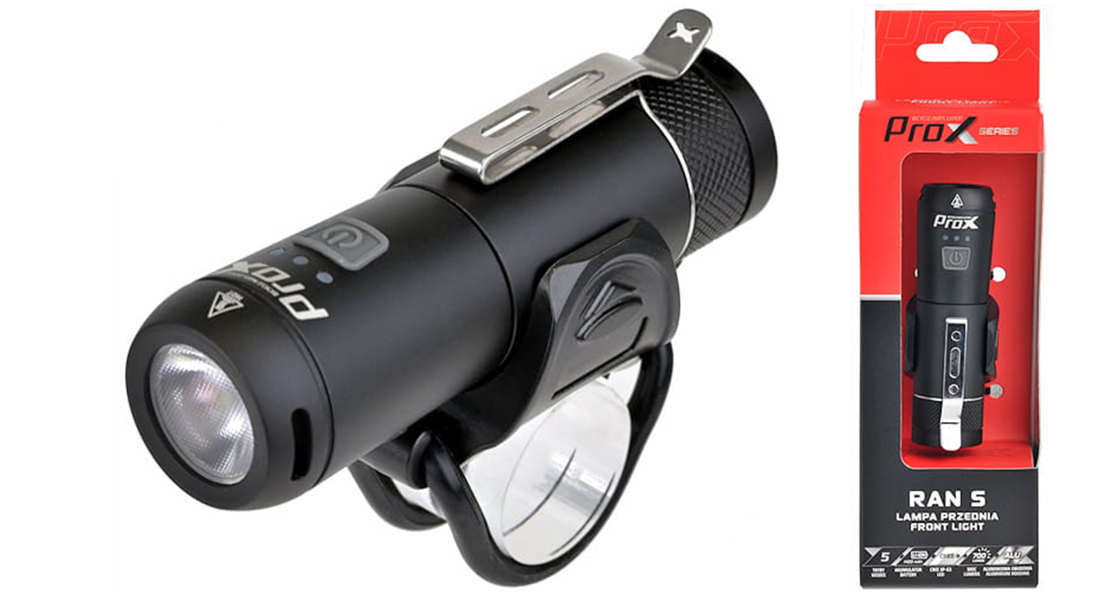 Lampka przednia PROX Ran S | CentrumRowerowe.pl