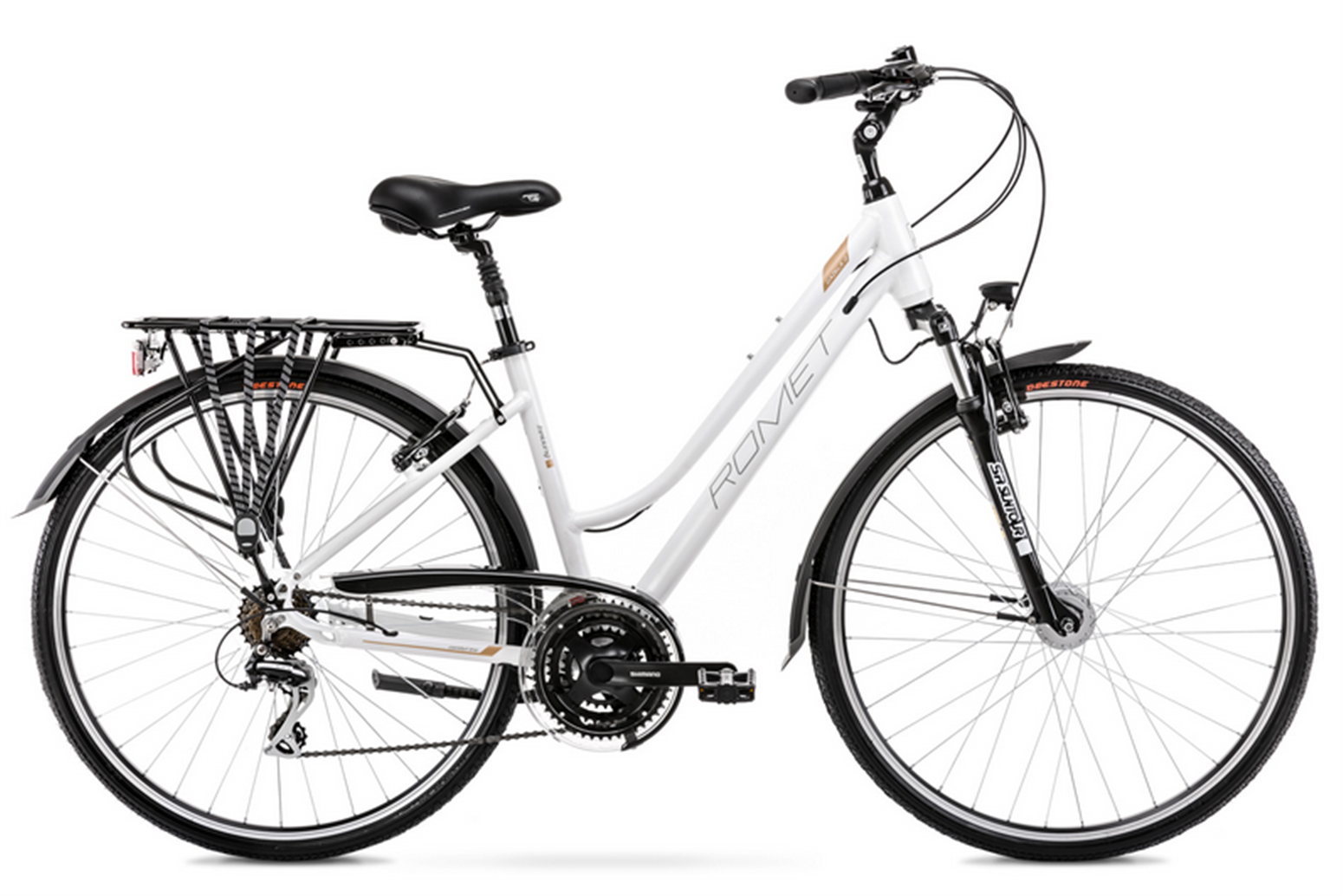 Rower trekkingowy damski ROMET Gazela 3 - CentrumRowerowe.pl