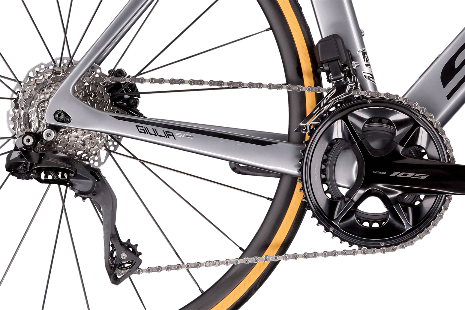 Rower szosowy SENSA Giulia Evo Disc Hazy Grey 105 Di2 - CentrumRowerowe.pl