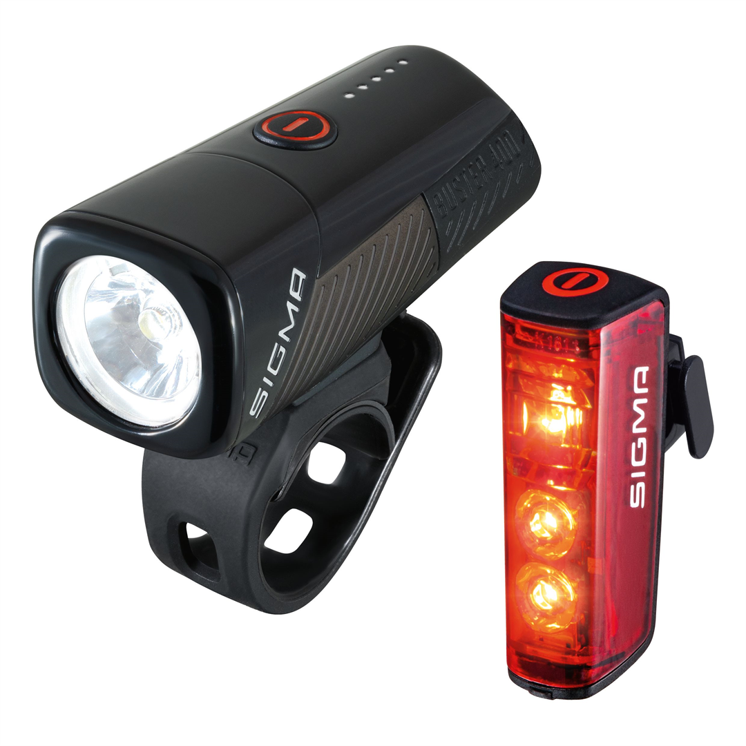 Zestaw lampek rowerowych SIGMA Buster 400 + Blaze RL | CentrumRowerowe.pl