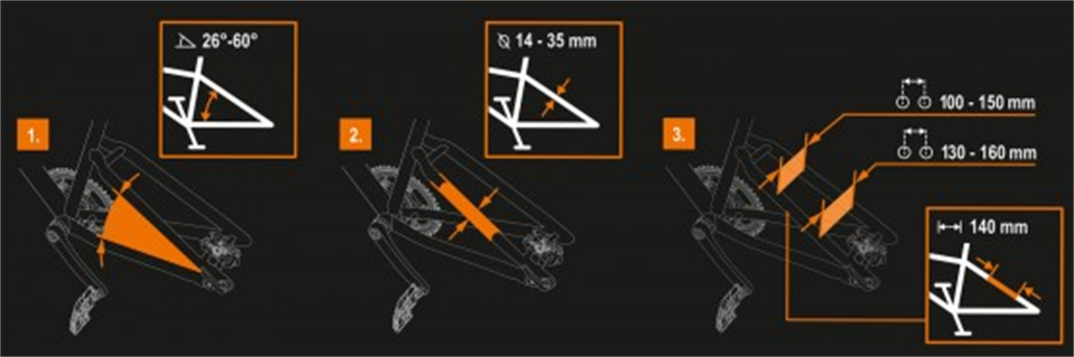 Bagażnik rowerowy tylny SKS Infinity Universal MIK | CentrumRowerowe.pl